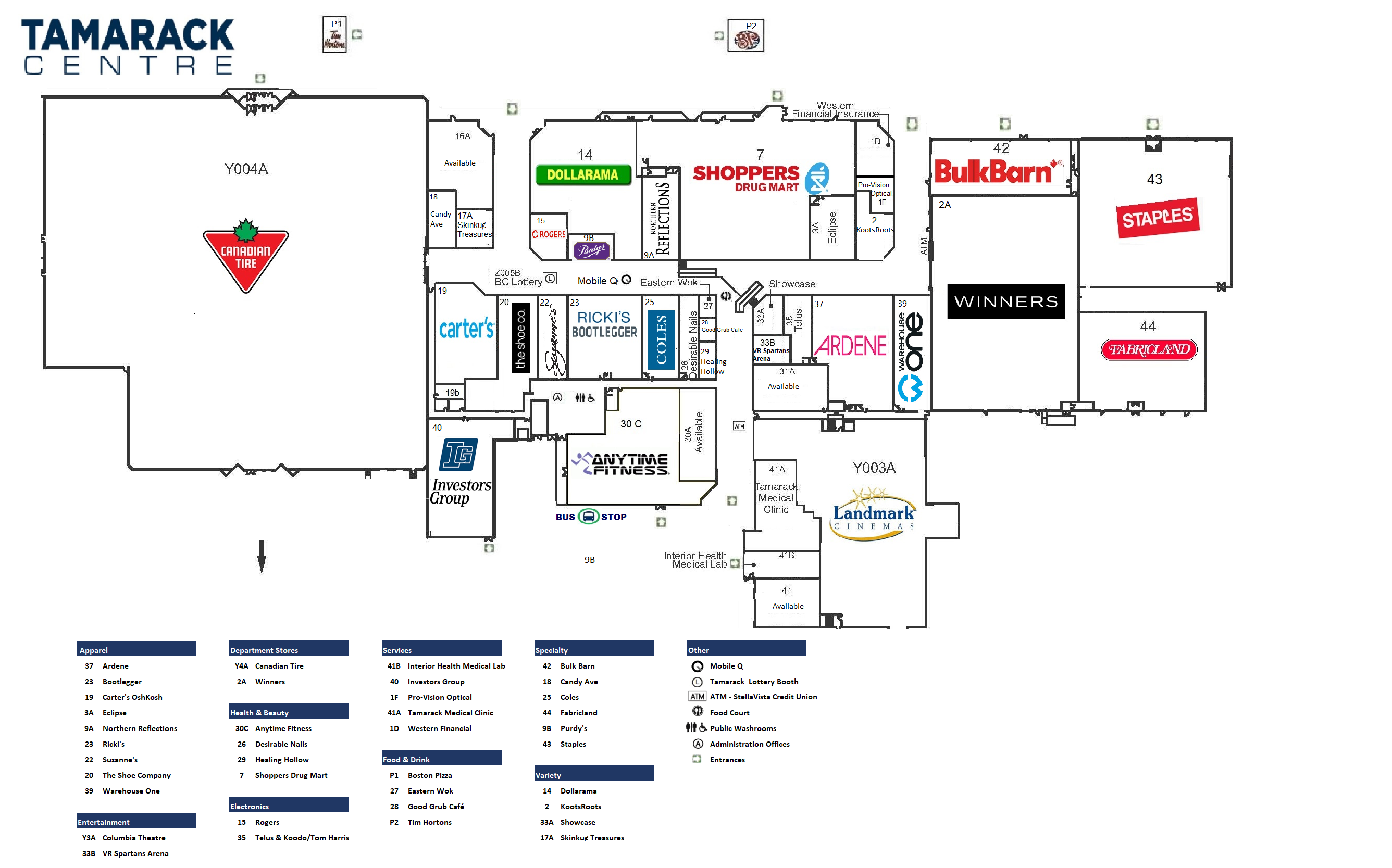 Stores – Tamarack Centre